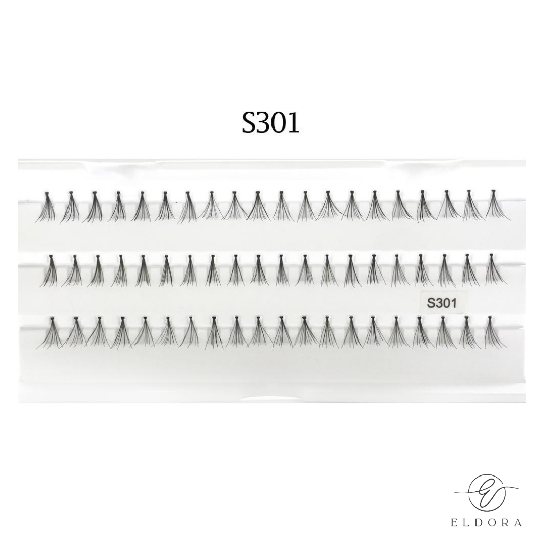 S301 False Individual Lashes | Individual False Lashes – Eldora False ...